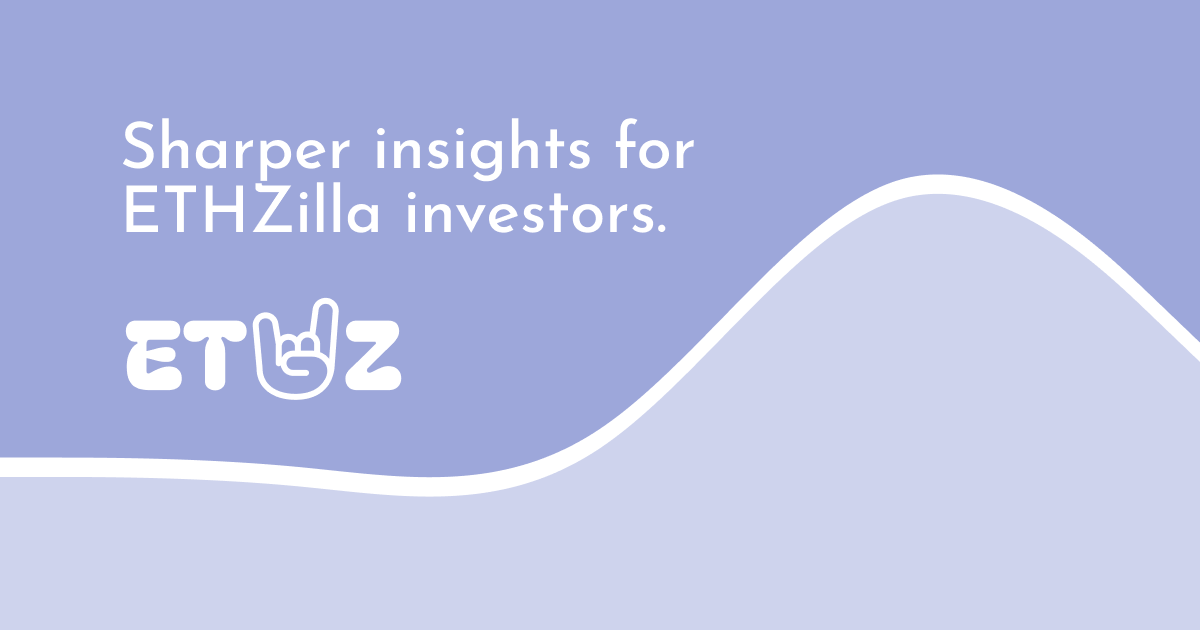 ETHZilla Treasury Dashboard | ETHZ Stock & Ethereum Holdings Analytics